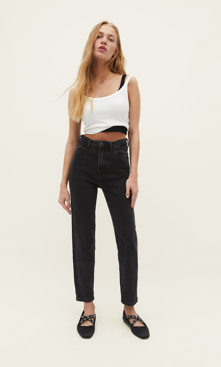 Womens Mom Fit Jeans Collection 2022 Stradivarius Georgia