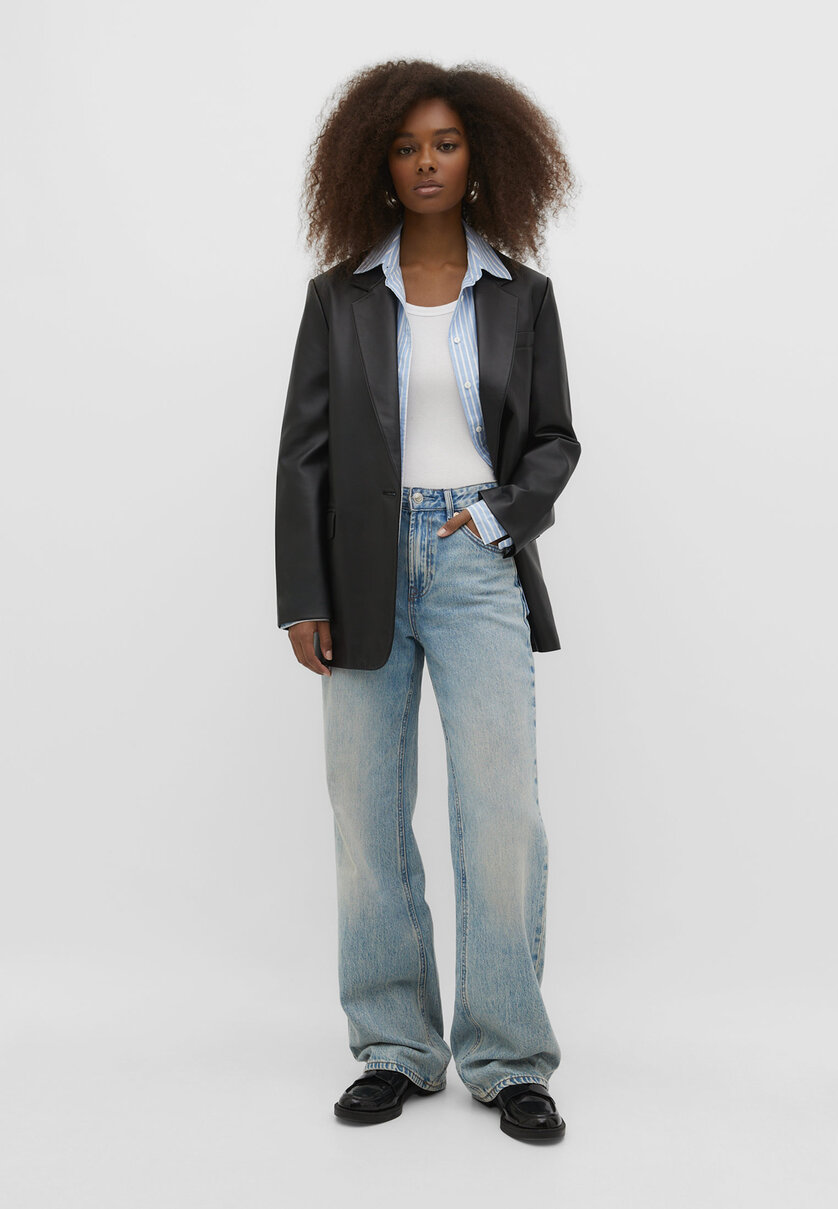 D92 Straight wide - Women's fashion | Stradivarius United Kingdom