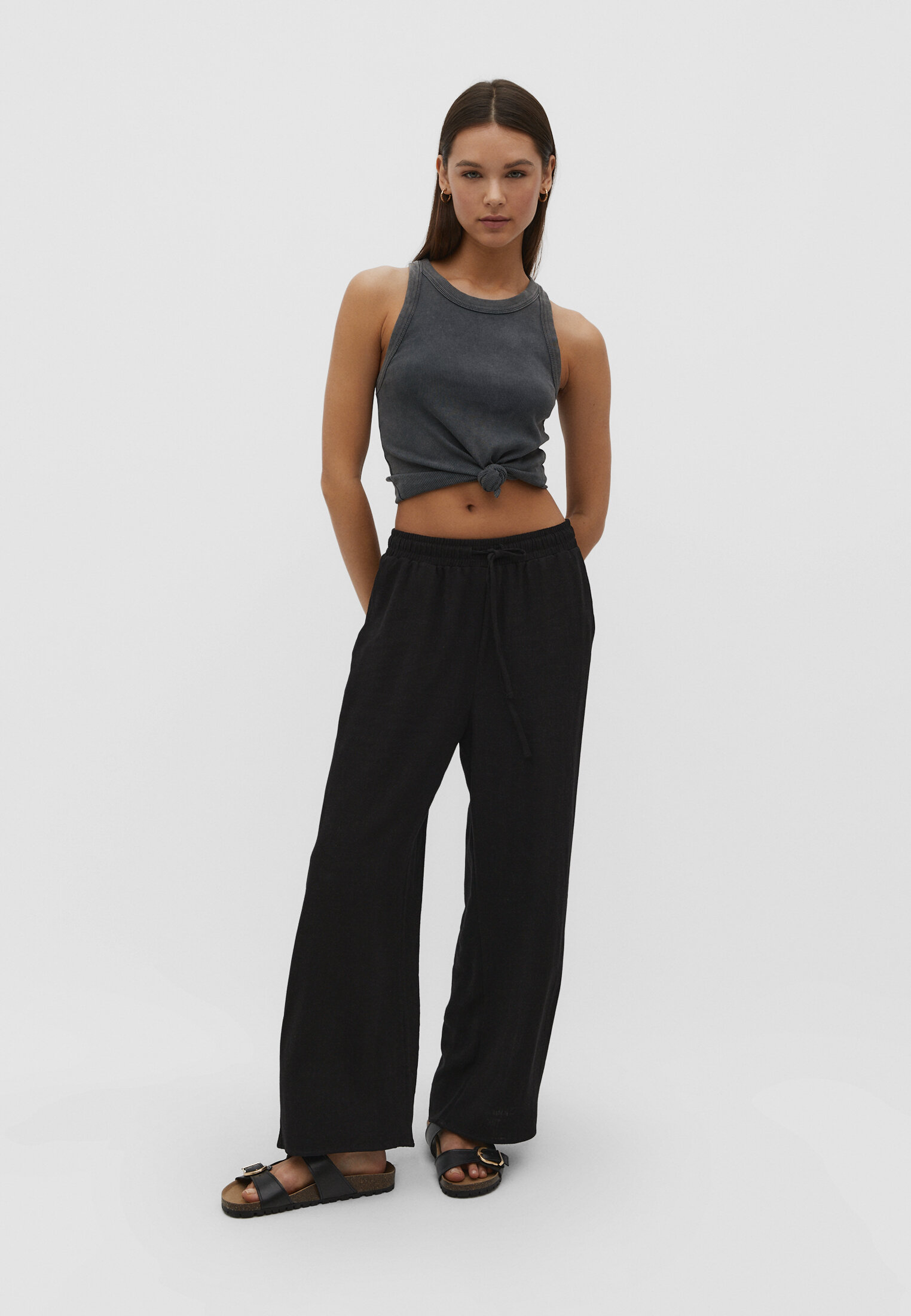 Rustic Culottes Womens Fashion Stradivarius United Arab Emirates