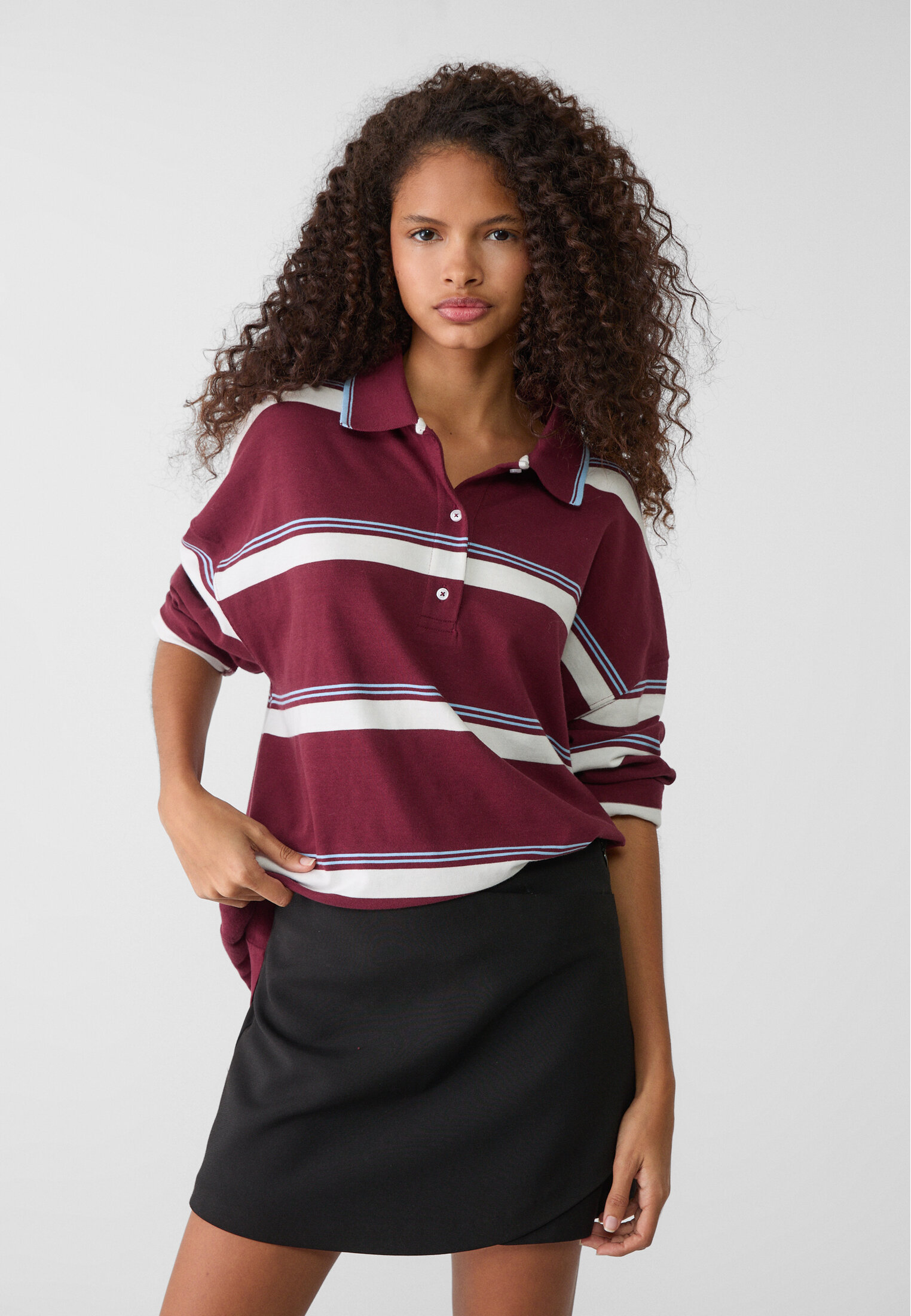 Crossover Skort Womens Fashion Stradivarius Worldwide