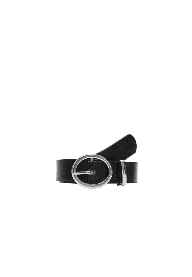 Belt with round buckle Women s fashion Stradivarius Canada