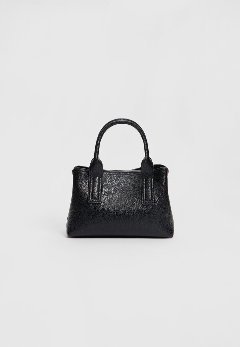 Rigid Tote Bag Womens Fashion Stradivarius Worldwide