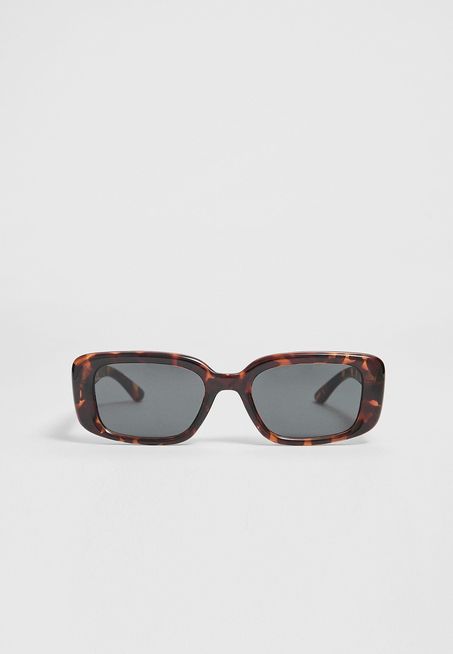 Tortoiseshell rectangular sunglasses - Women's fashion | Stradivarius ...