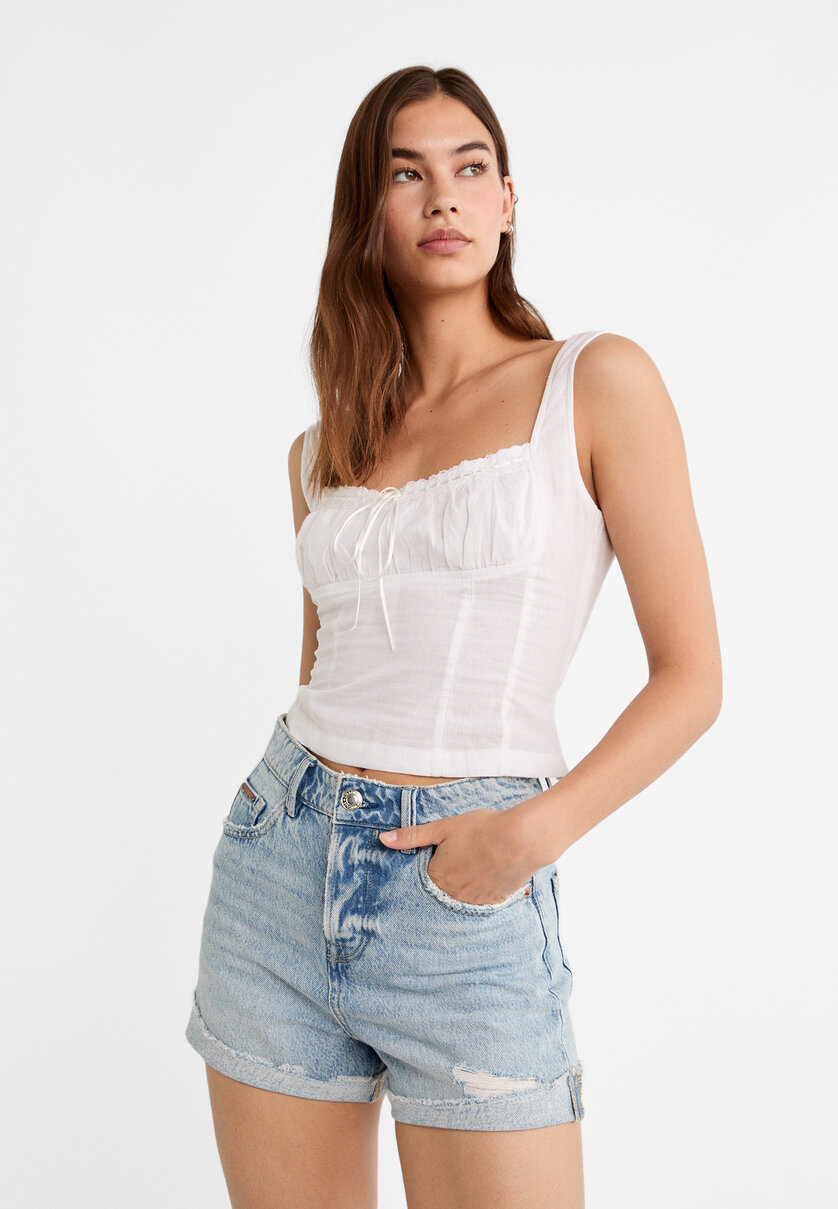 Shorts For Women Spring Fashion 2024 Stradivarius Worldwide