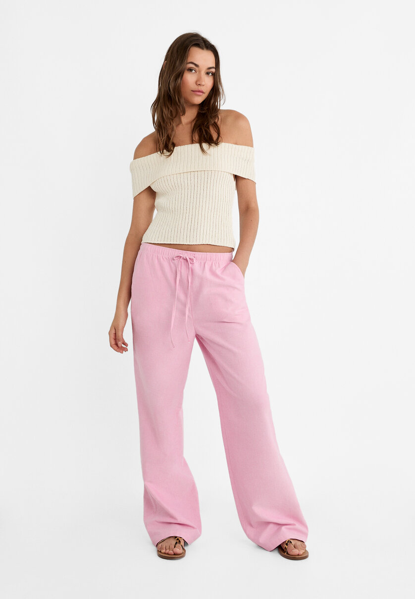 Loose Lifting Pants Stradivarius Turkey