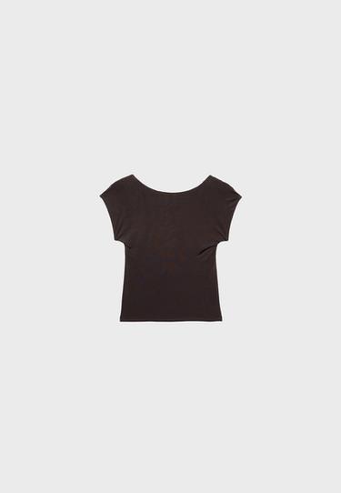 Open-back T-shirt - Women's fashion | Stradivarius United States