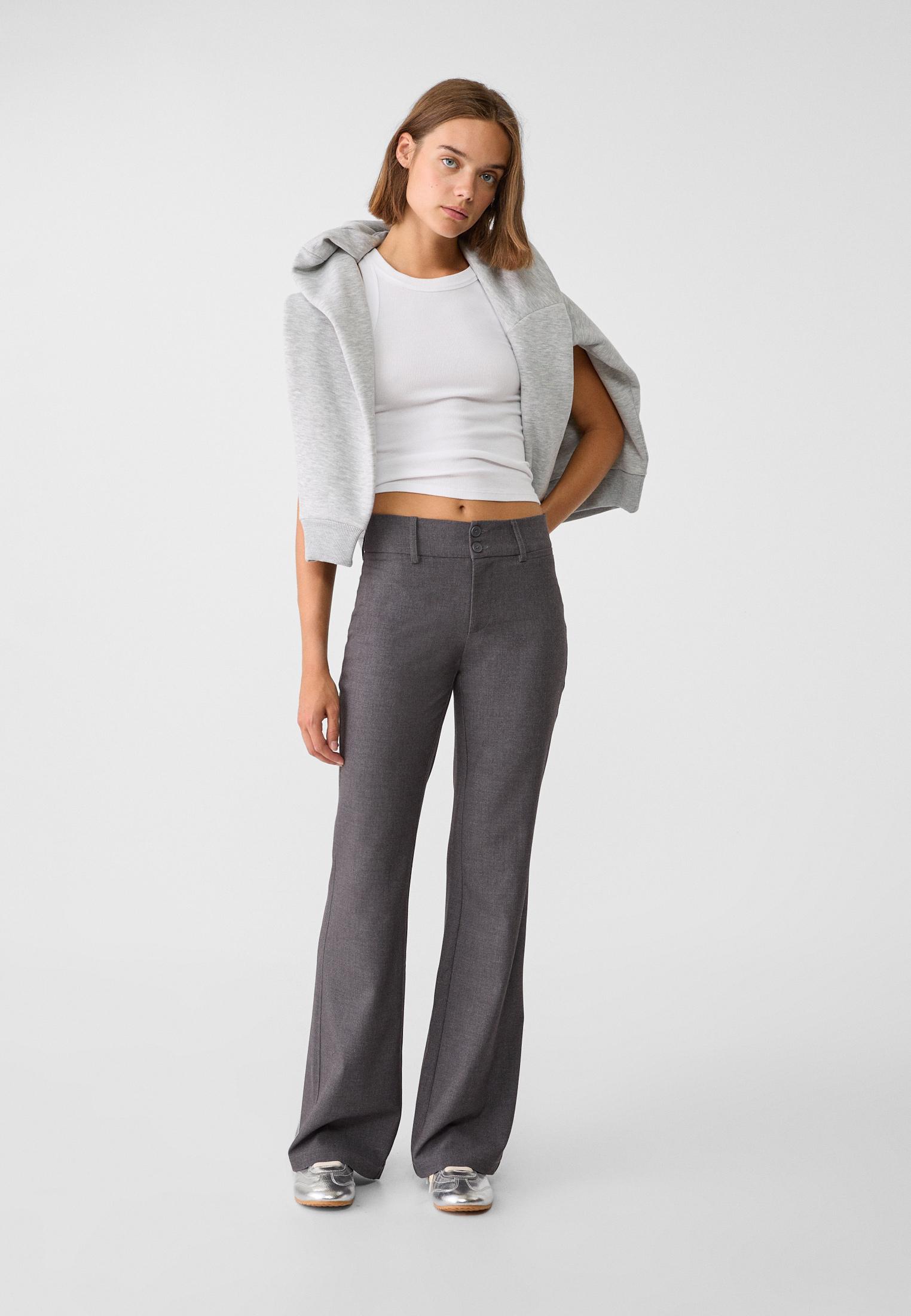 Formal bell bottom trousers - Women's fashion | Stradivarius United Kingdom