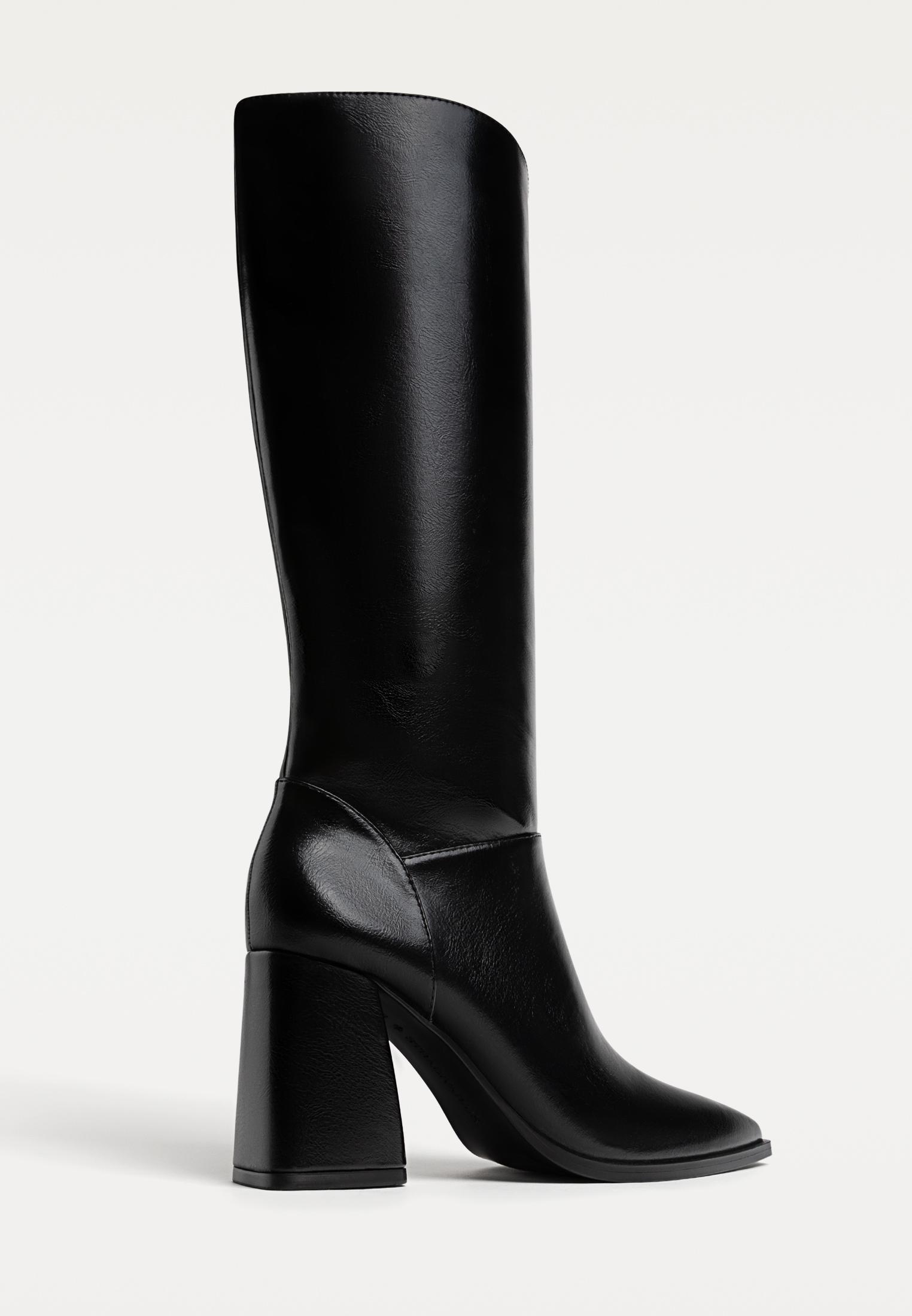 Botas altas tacón | Stradivarius Mexico