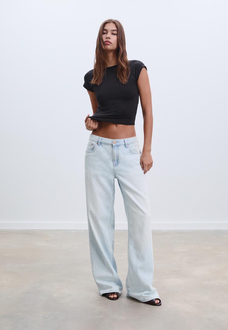 D91 Jeans low wide leg | Stradivarius España