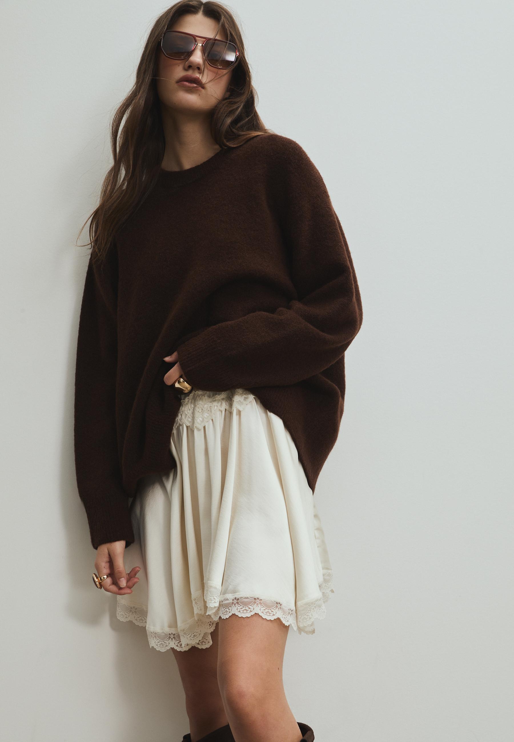 Soft-touch knit sweater - Women's fashion | Stradivarius Qatar