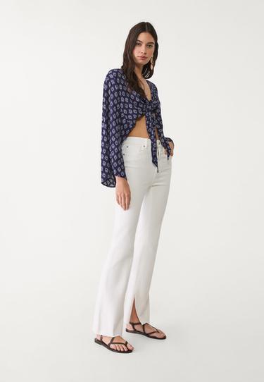 D74 Flare slit - Women's fashion | Stradivarius United States