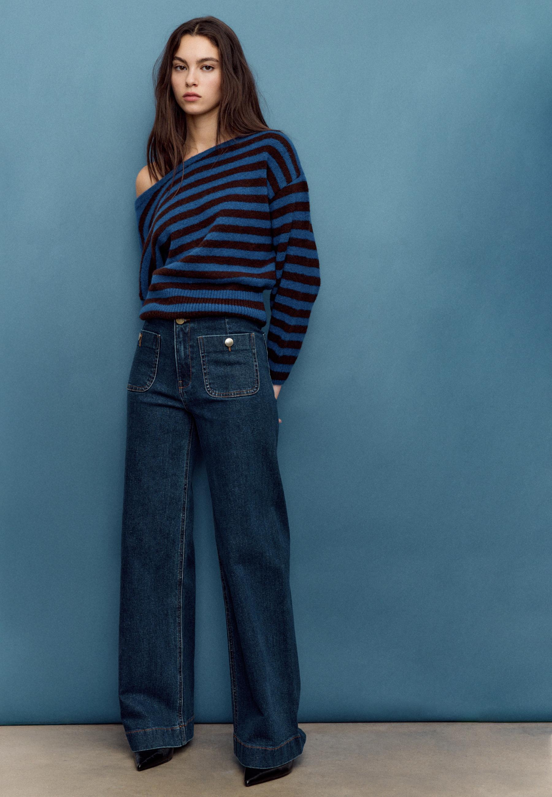 D77 Jean minimaliste poches - Mode femme | Stradivarius France