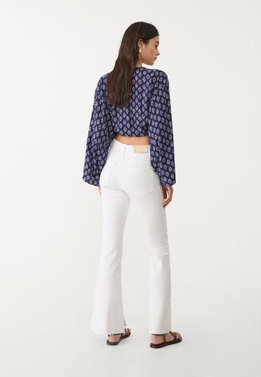 D74 Flare slit - Women's fashion | Stradivarius United States