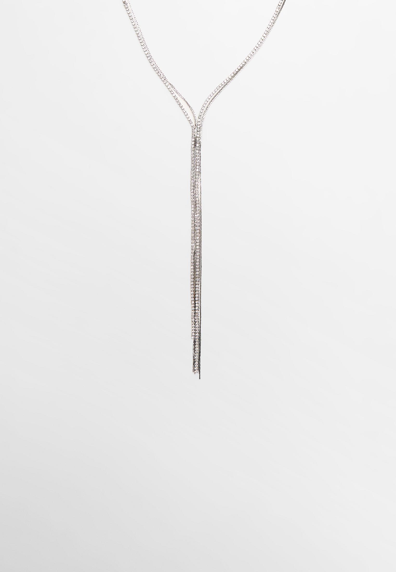 Set 2 collares lariat brillos | Stradivarius Peru